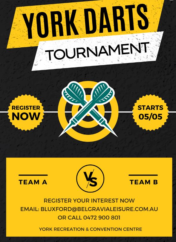 York Darts Tournament » Shire of York