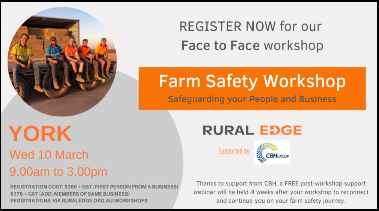 Farm Safety Workshop » Shire of York