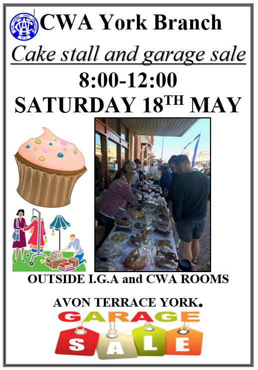 CWA Cake Stall » Shire of York