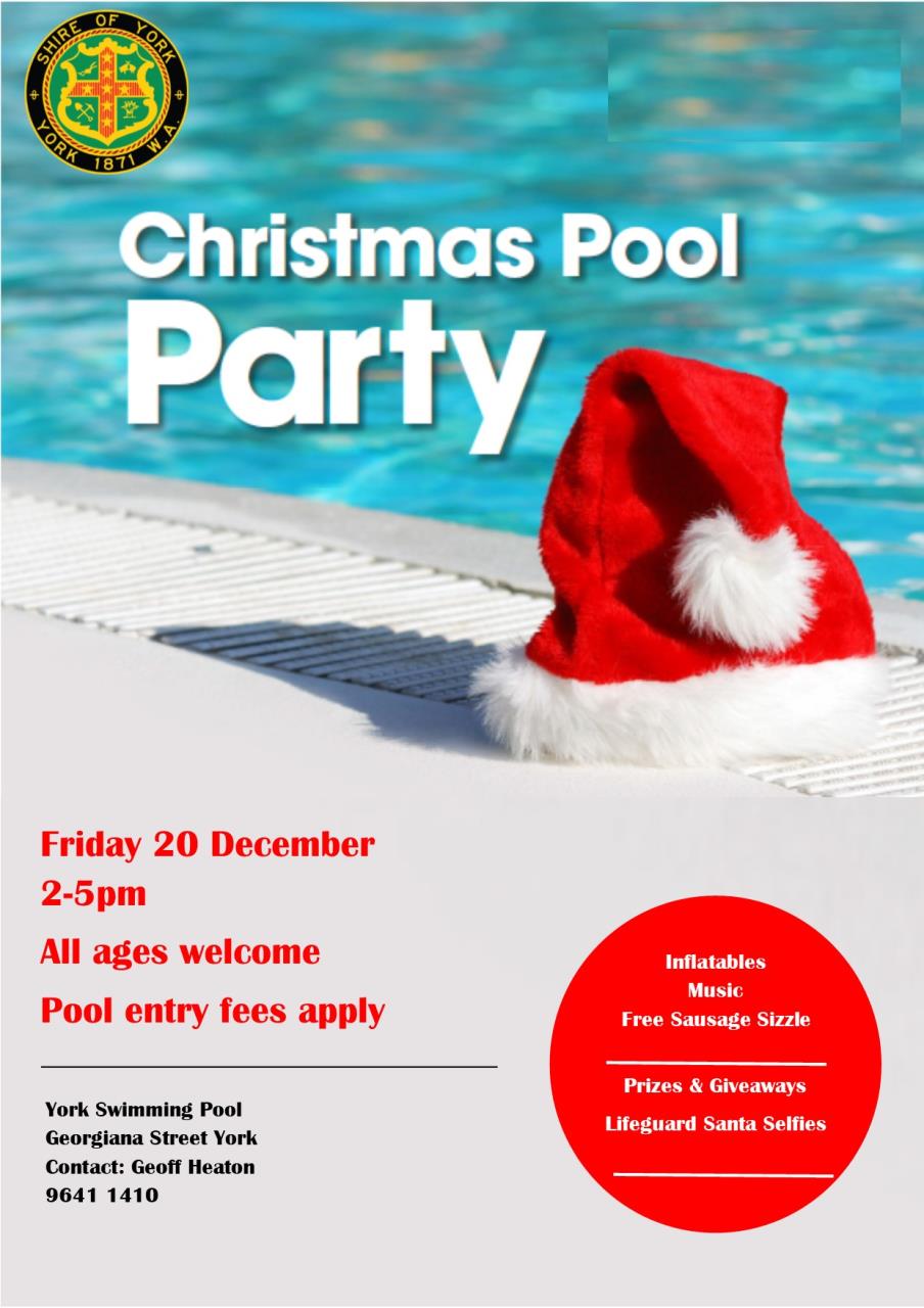 Christmas Pool Party » Shire of York