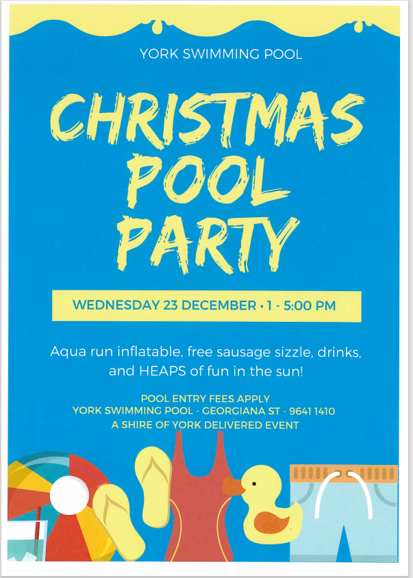 York Swimming Pool Christmas Party » Shire of York
