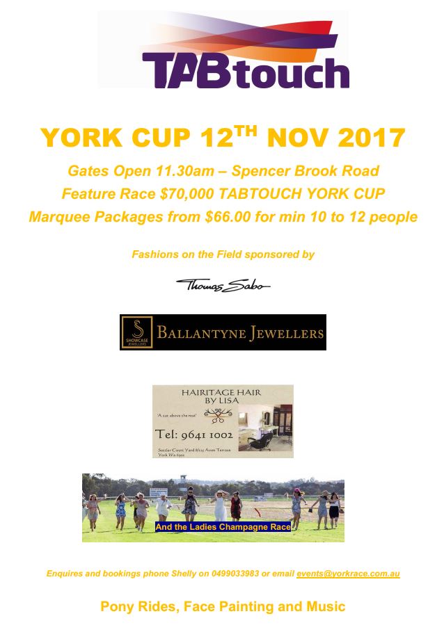 York Cup (York Racing) » Shire of York